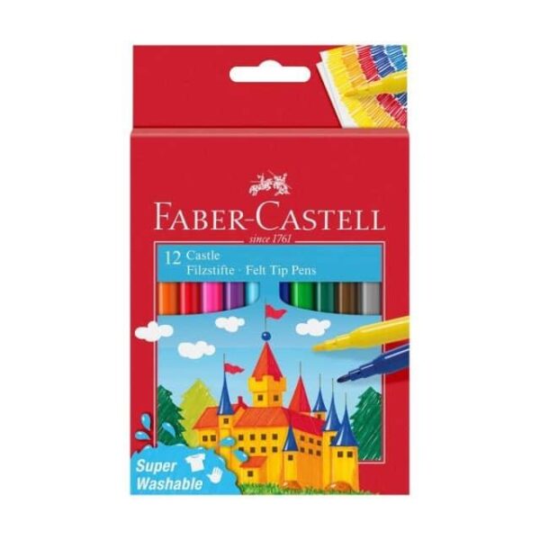 Flomasteri školski 1/12 CASTLE, Faber-Castell