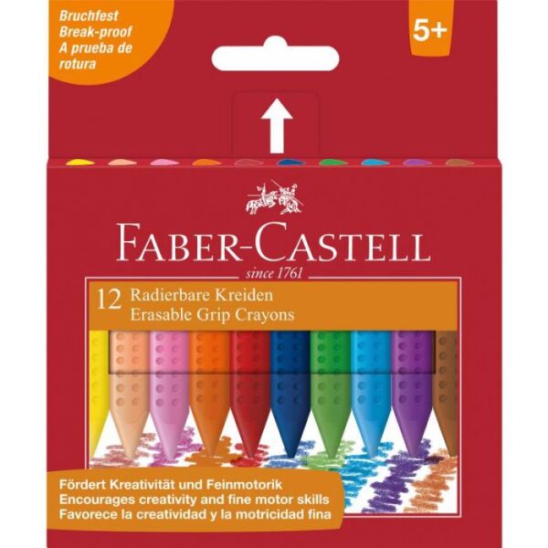 Voštane boje GRIP 122520 1/12, Faber-Castell