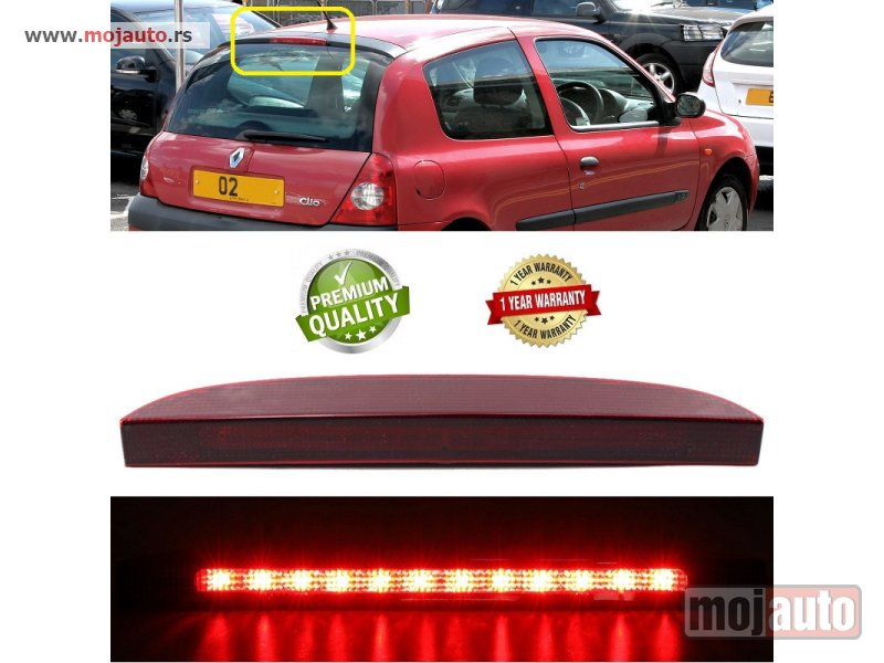 Renault Clio2/98-06 Led 3 stop tipski