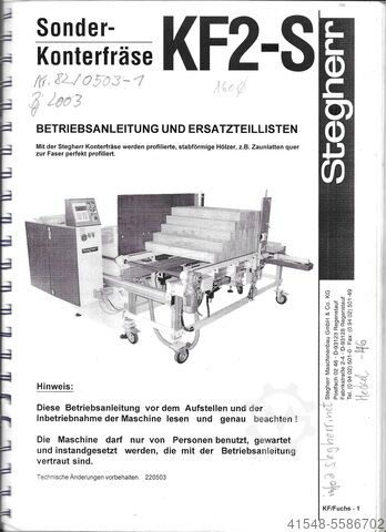 Mašina za mlevenje profila
Stegherr KF2-S