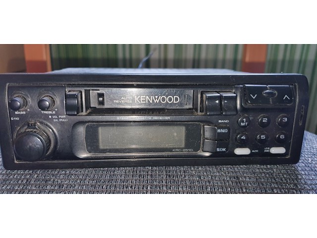 Kenwood KRC-251D auto radio kaset plejer 4x40W