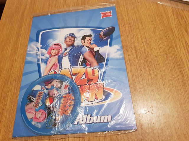 Prazan album - Lazy Town (Luxor) sa DVD-em,NOVO