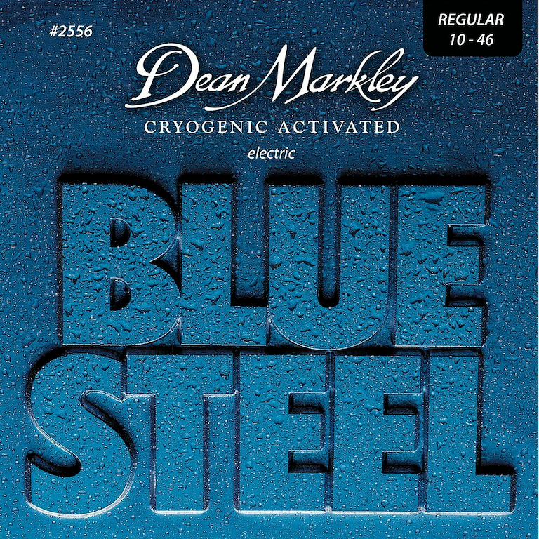 DEAN MARKLEY DM2556 Blue Steel Electric Guitar Strings (10-46, 6-String Set)