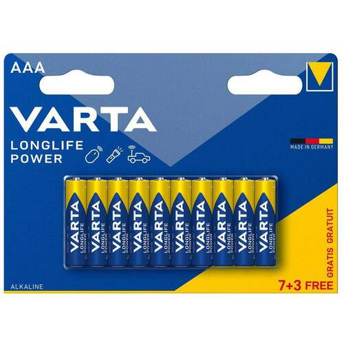 VARTA Longlife Power alkalna baterija LR03 7+3