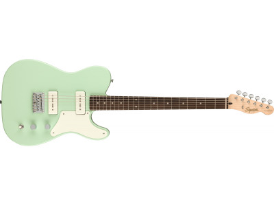 Squier By Fender Paranormal Baritone Cabronita Telecaster®, Laurel Fingerboard, Parchment Pickguard, Surf Green