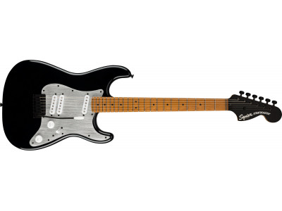 Squier By Fender Contemporary Stratocaster® Special, Roasted Maple Fingerboard, Silver Anodized Pickguard, Black