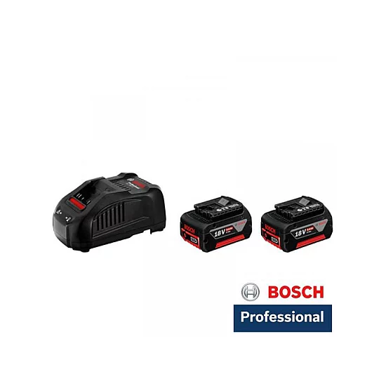 BOSCH PLAVI ALAT BOSCH POČETNI SET 2 X AKUMULATOR GBA 18V 5,0 AH + PUNJAČ GAL 1880 CV CENA