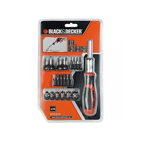 BLACK&DECKER SET ODVIJAČA SA RAČNOM - BDHT0-62130V CENA