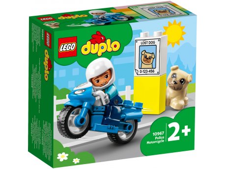 LEGO DUPLO 10967 POLICIJSKI MOTOCIKL
