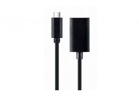 GEMBIRD A-CM-DPF-02 Gembird USB Type-C to DisplayPort adapter cable, 4K, 15 cm, black