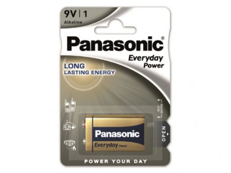 PANASONIC 6LF22EPS/1BP -9V Everyday baterija Alkalna
