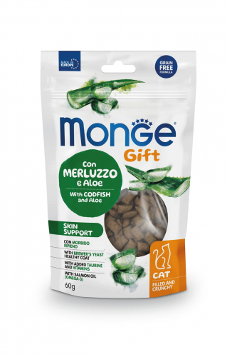 Monge Cat Skin support with Codfish and Aloe 60g