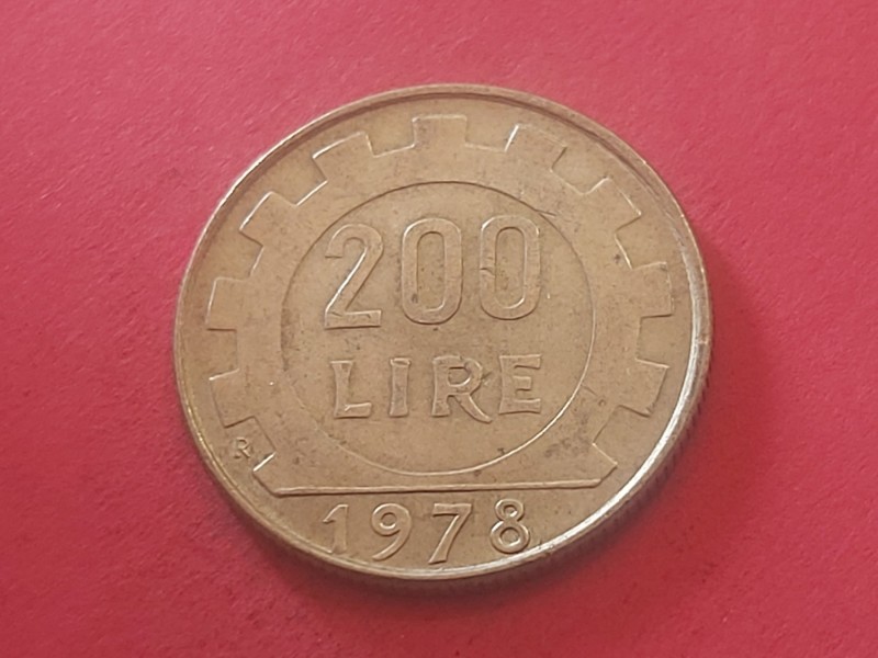 Italija - 200 lira 1978 god