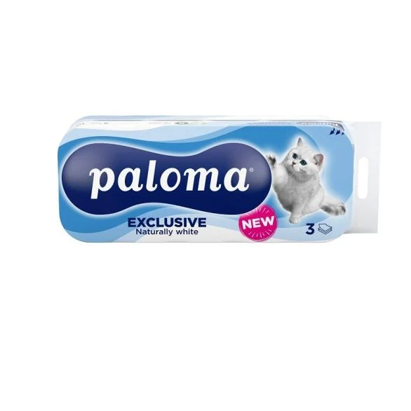 Paloma beli toalet papir exclusive plus 3sl 10kom