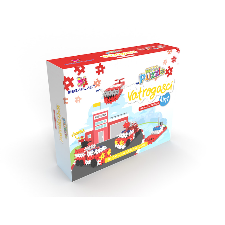 Megaplast Mega puzzle Vatrogasci 4u1 951763