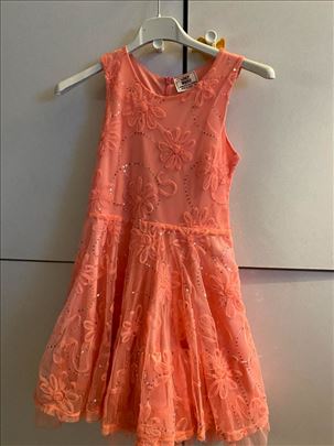 Narandzasta haljina svecana velicina 6