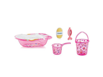 BabyJem set za kupanje pink