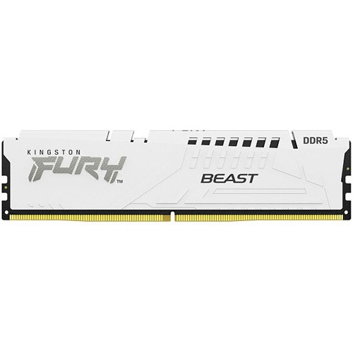 Kingston 16GB (1x16GB) DDR5 5600MT/s CL40 FURY Beast White XMP memorija | KF556C40BW-16