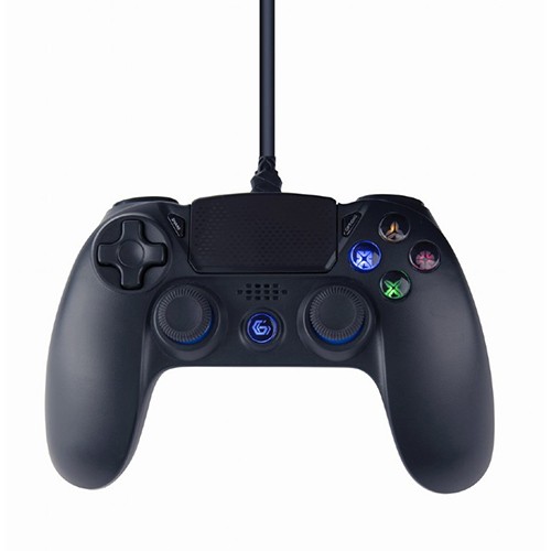 Gembird Analog vibration gamepad PS4 / PC, 3m USB 2.0 cable, black | JPD-PS4U-01