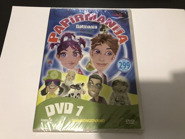 Papirmanija Flatmania DVD1 (Crtani film) Sinhronizovano