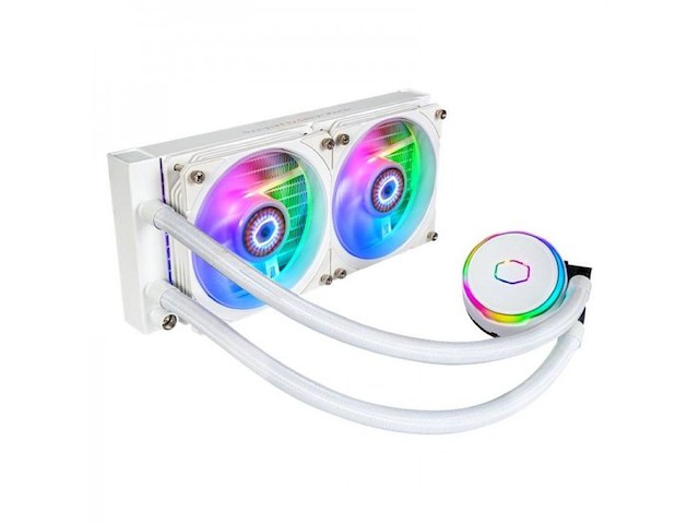 Cooler Master MasterLiquid PL240 FLUX White Edition vodeno hlađenje belo (MLY-D24M-A23PZ-RW)