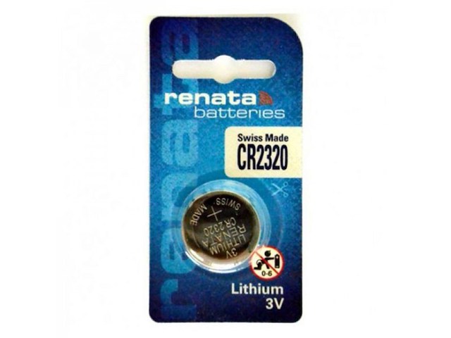 Renata baterija CR 2320 3V Litijum baterija dugme, pakovanje 1kom.