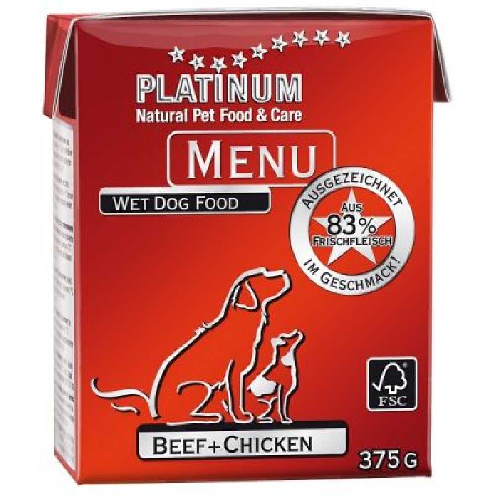 PLATINUM menu govedina i piletina 185g