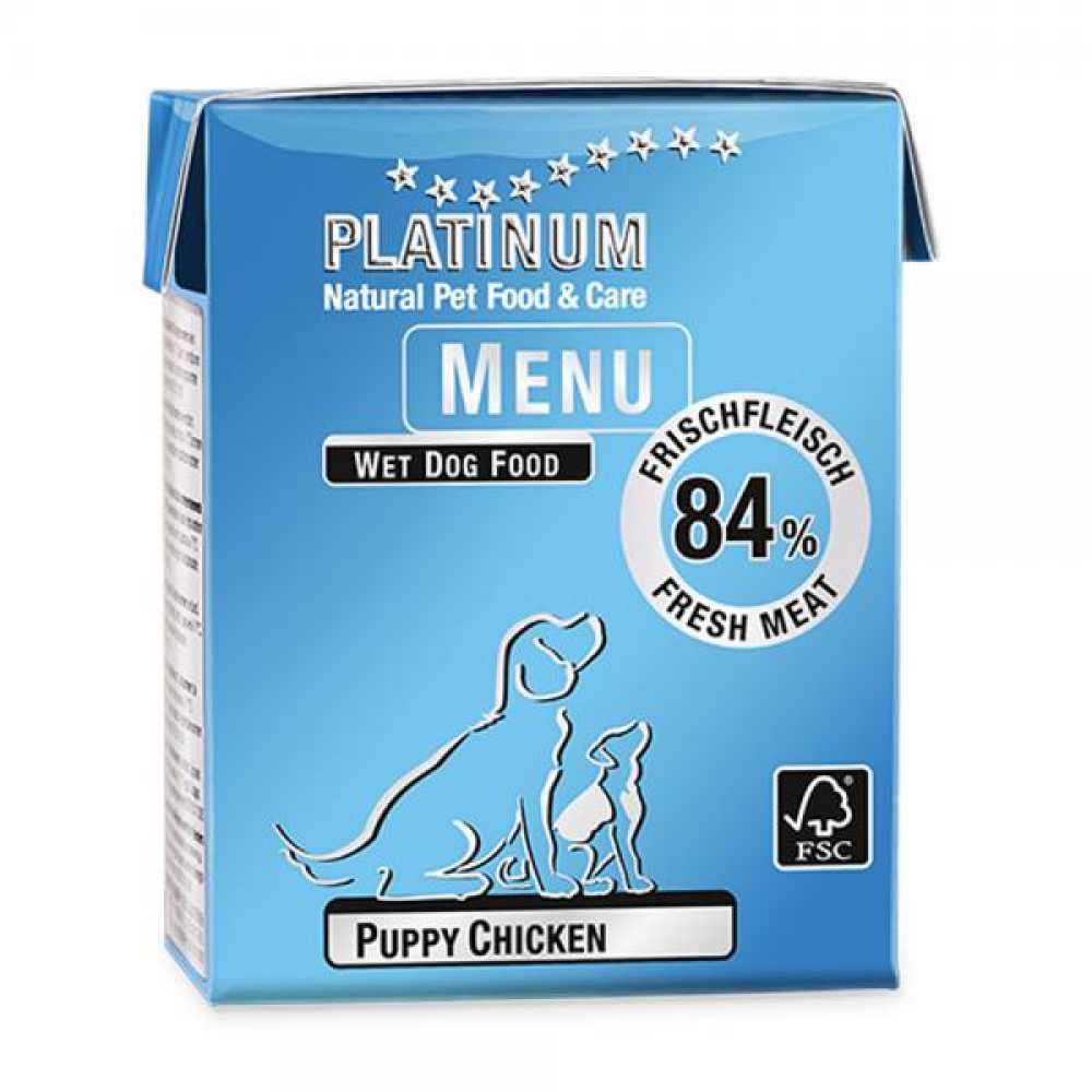 PLATINUM menu Puppy piletina 185g