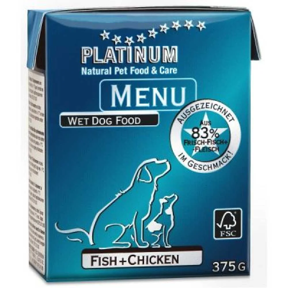 PLATINUM menu riba i piletina 90g