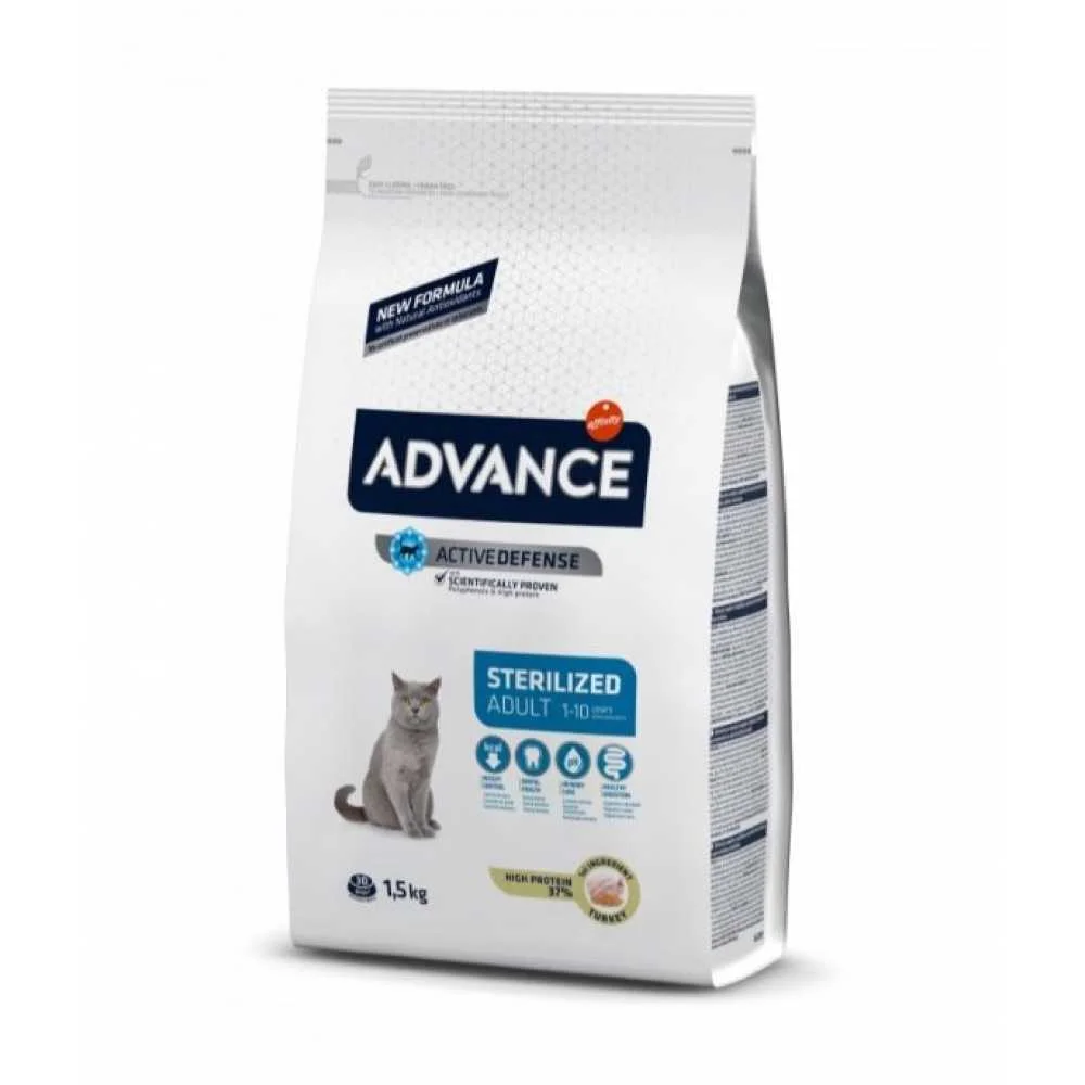 Advance Cat Adult -Sterilised Turkey 1.5kg