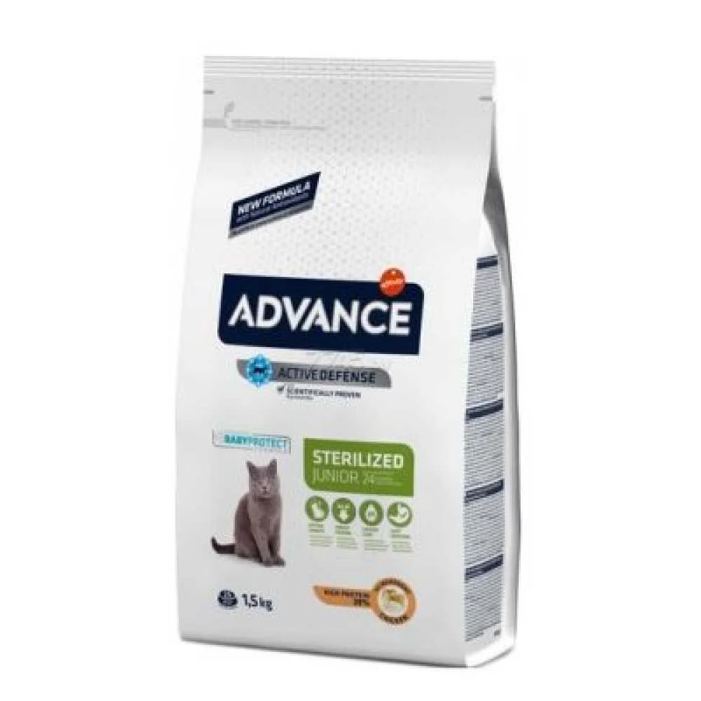 Advance Cat Junior Sterilised - Chicken&Rice 1.5kg