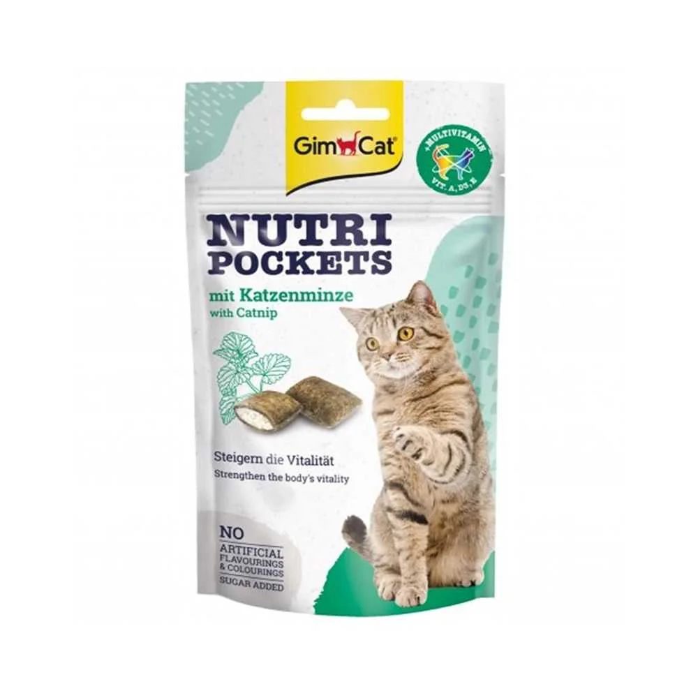 GimCat Nutri Pockets Catnip 60g