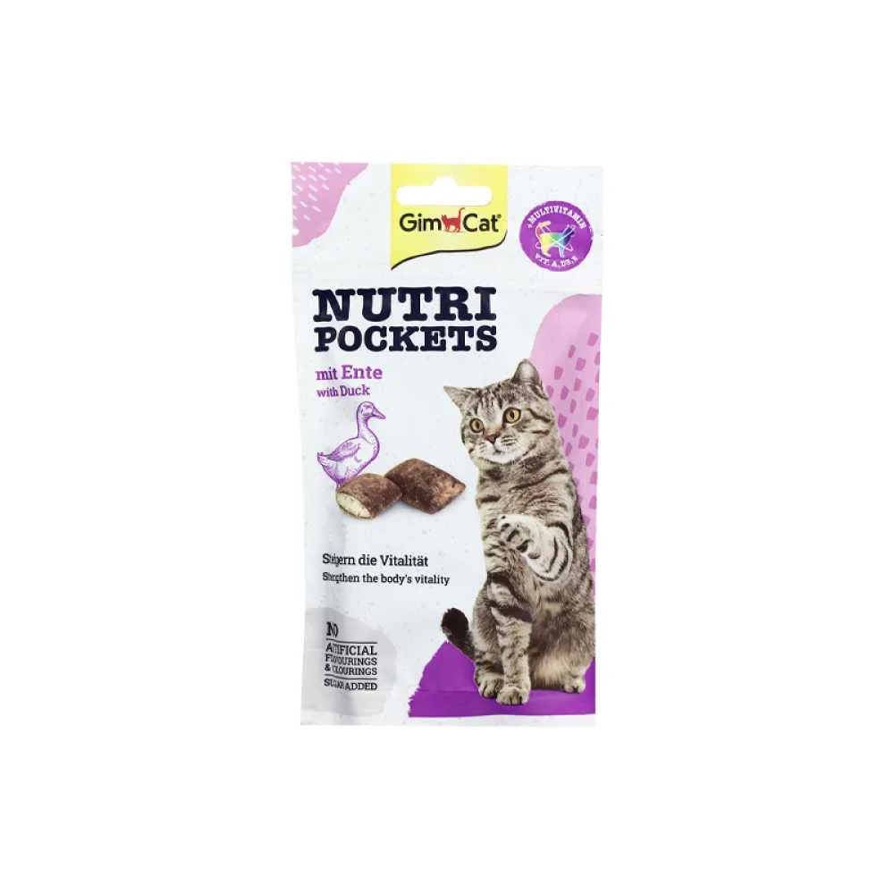 GimCat Nutri Pockets Duck 60g