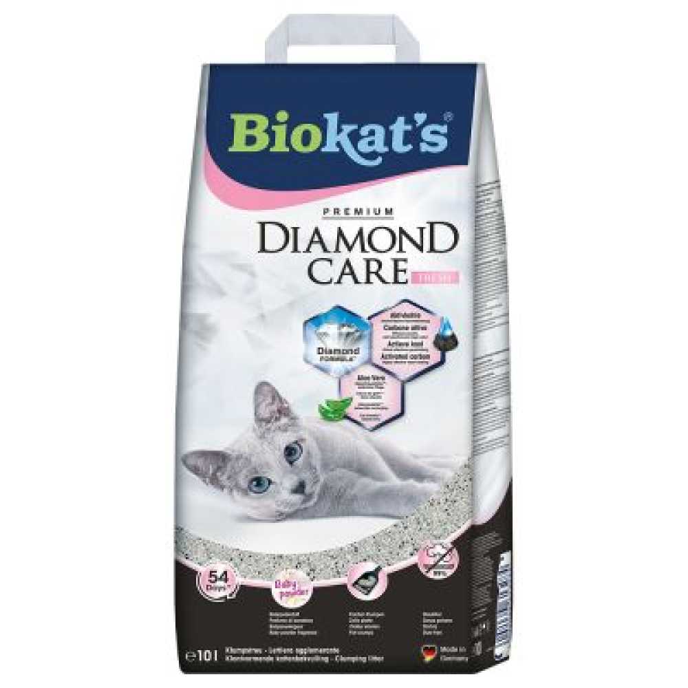 Biokat's Diamond care fresh posip za mačke 8l