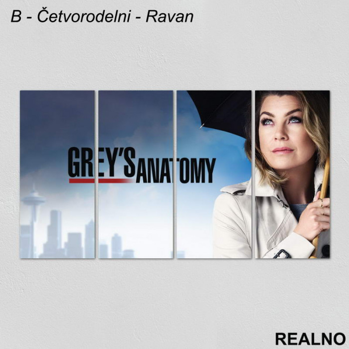 MEREDITH GREY - GREY'S ANATOMY - SLIKA NA PLATNU - KANVAS