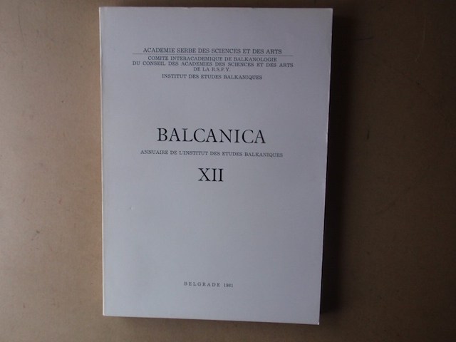 BALCANICA / BALKANIKA XII