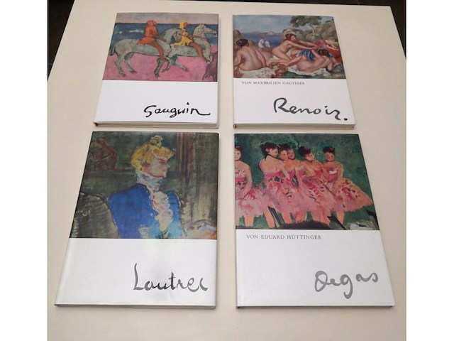 Gauguin, Renoir, Lautrec, Degas 4 knj. Nemački jezik