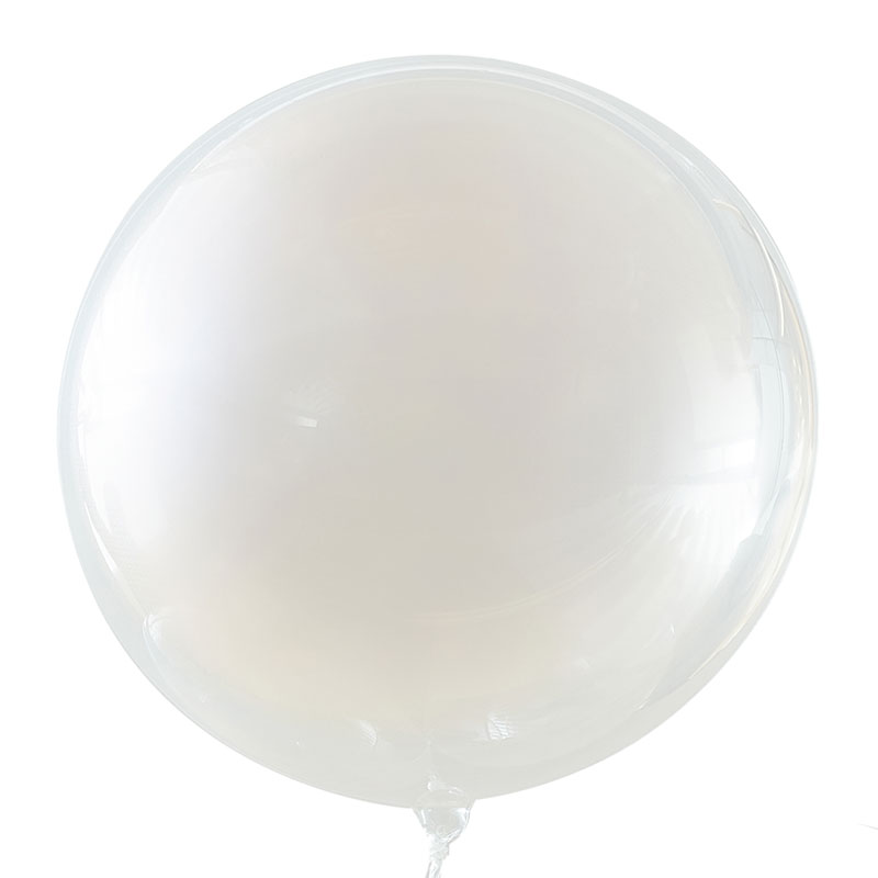 Krem balon u providnom balonu – 56cm
