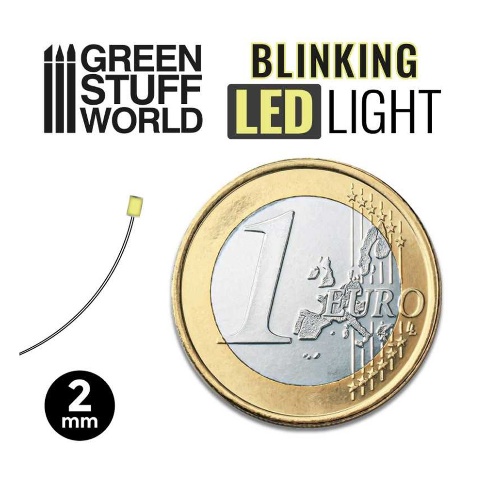 Micro LEDs - BLINKING Red - 2mm (0805 SMD)