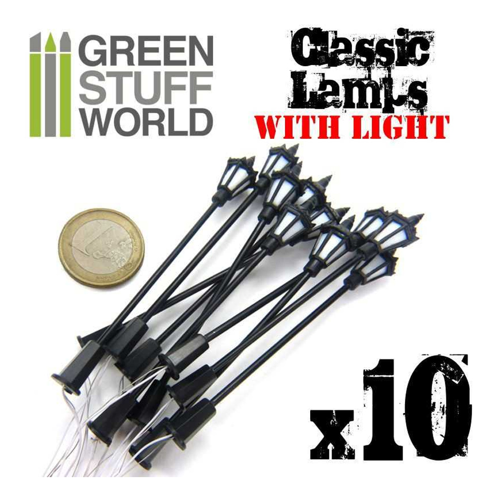 Plastic Classic Lamps 8,50cm - PACKx10