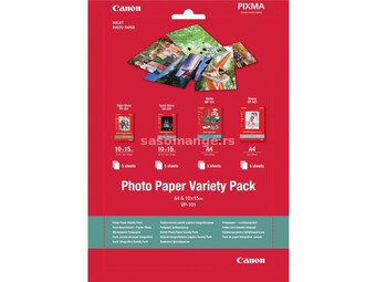 Foto papir Canon VARIETY-PACK S+A4