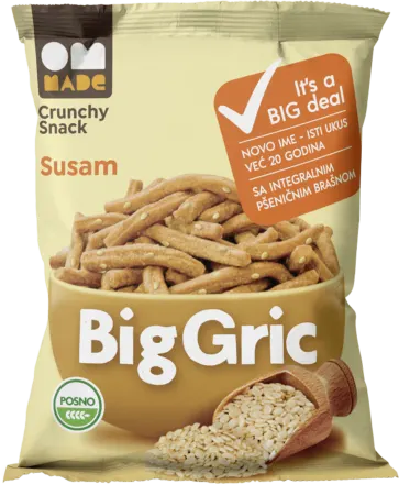 OM MADE
Big Gric - susam, 70 g