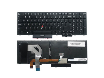 Tastatura za laptop Lenovo IBM ThinkPad T570 T575 T580 P51S P52S bez pozadinskog, ima gumb