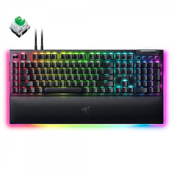 Razer BlackWidow V4 Pro - Green Switch Mechanical Keyboard