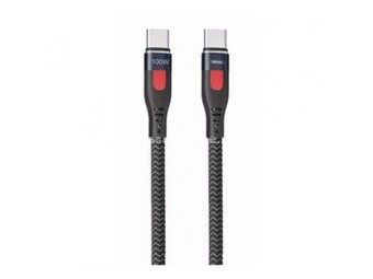 Kabl USB-C Remax Lesu FC100W RC-187c Tip C 1m Crni
