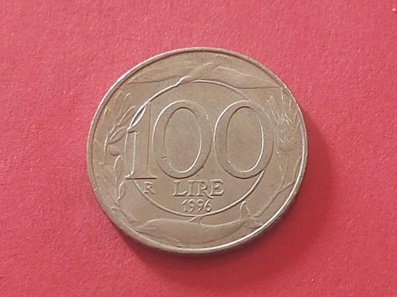 Italija - 100 lire 1996 god