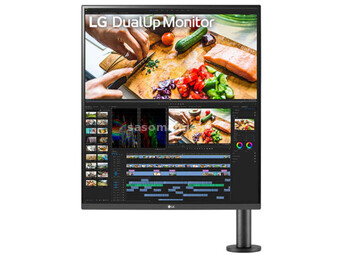 Monitor LG 28MQ780-B 27.6"IPS2560x2880, 16:1860Hz5msHDMIx2,DP,USBpivot,visinazvučnicicrna' ( '28M...