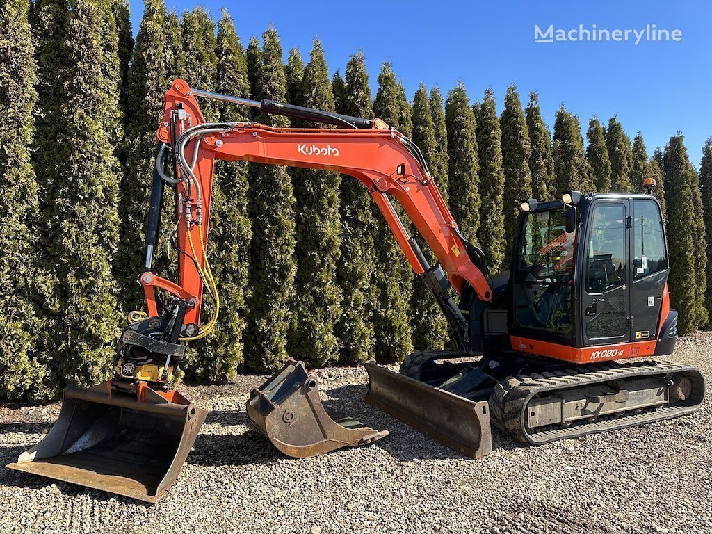 Kubota KX080-4 mini bager