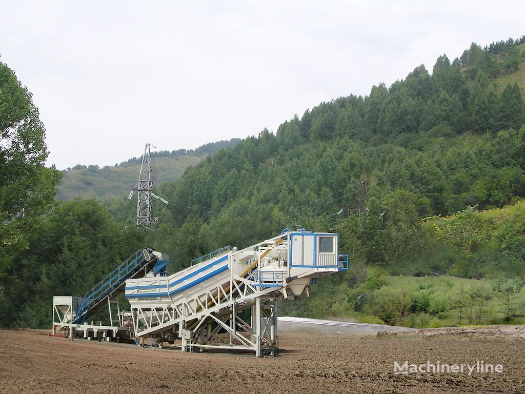 Nova Pi Makina MOBILE CONCRETE BATCHING PLANT WITH INTERNAL SILO fabrika betona