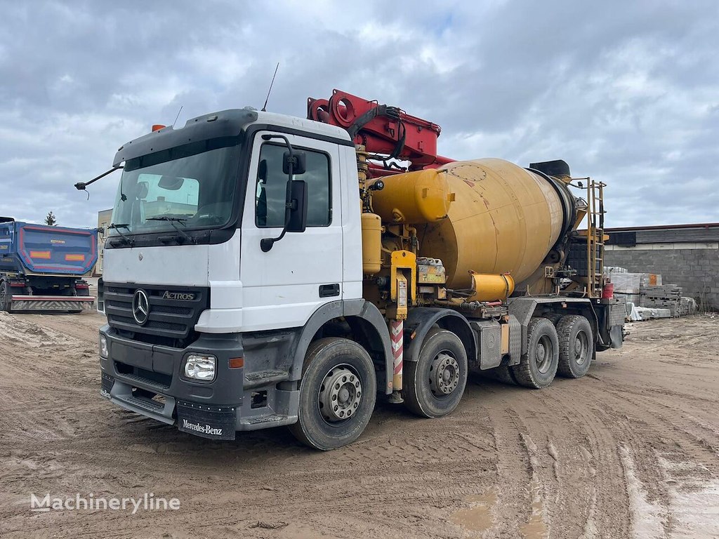 Putzmeister na šasiji Mercedes-Benz Actros 4141 pumpa za beton